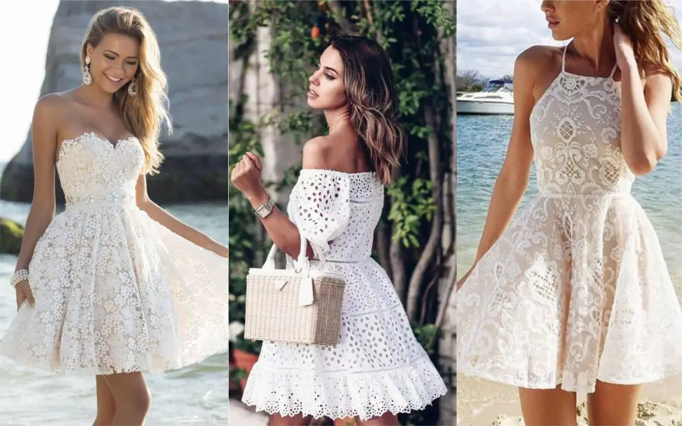 +85 Vestidos de encaje (cortos y largos) para robarse las miradas