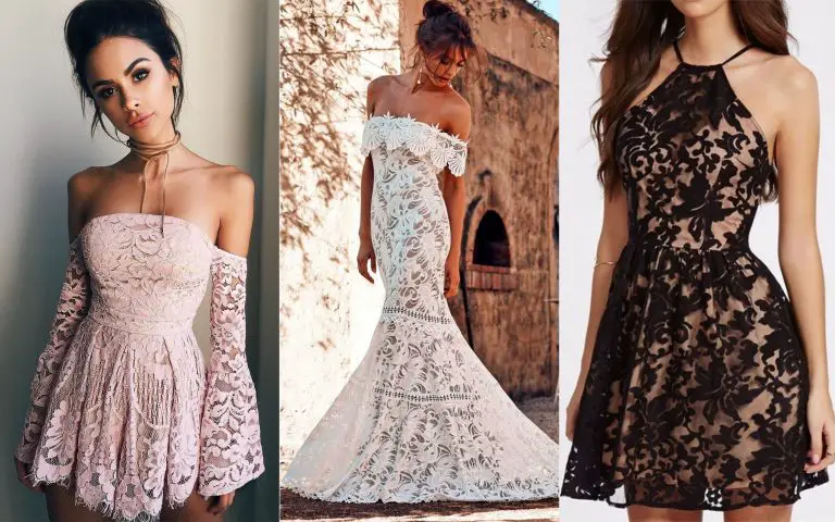 +85 Vestidos de encaje (cortos y largos) para robarse las miradas