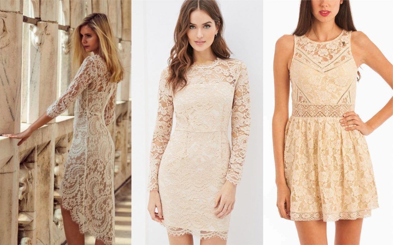 +85 Vestidos de encaje (cortos y largos) para robarse las miradas