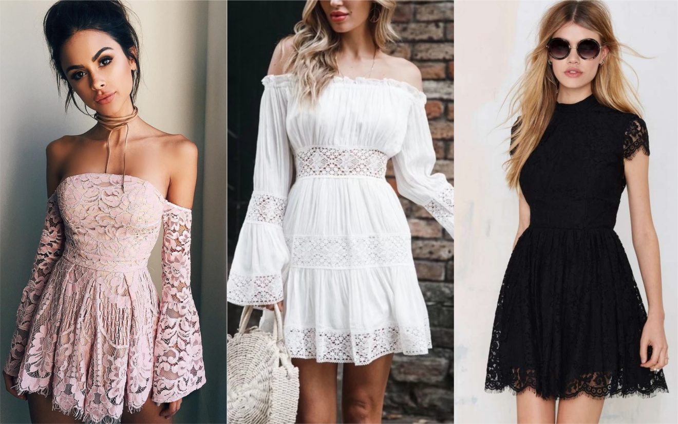 +85 Vestidos de encaje (cortos y largos) para robarse las miradas