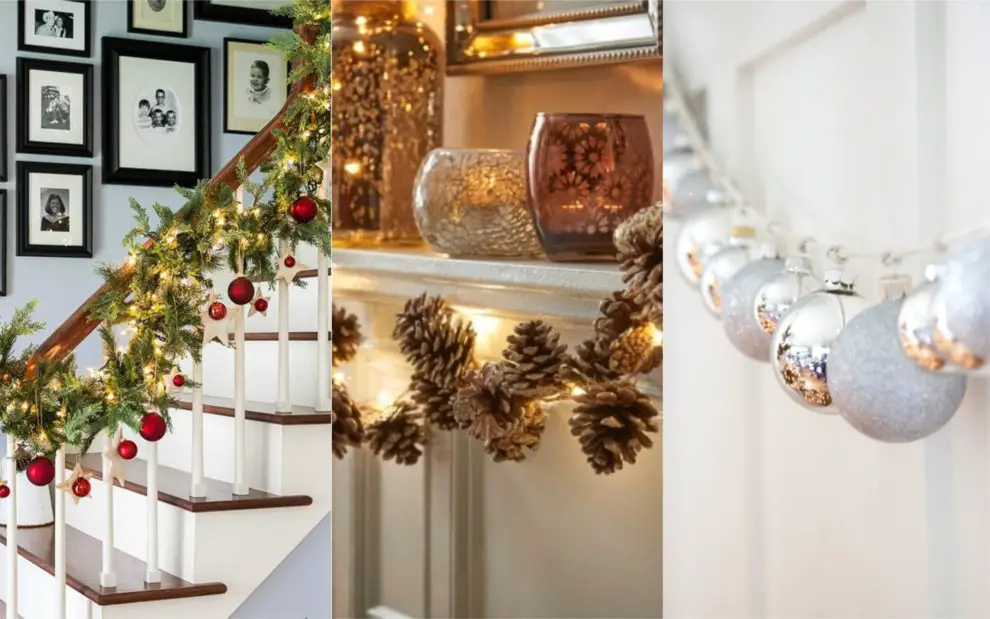 Guirnaldas navideñas: +25 Ideas (paso a paso) para decorar cada rincón de tu hogar