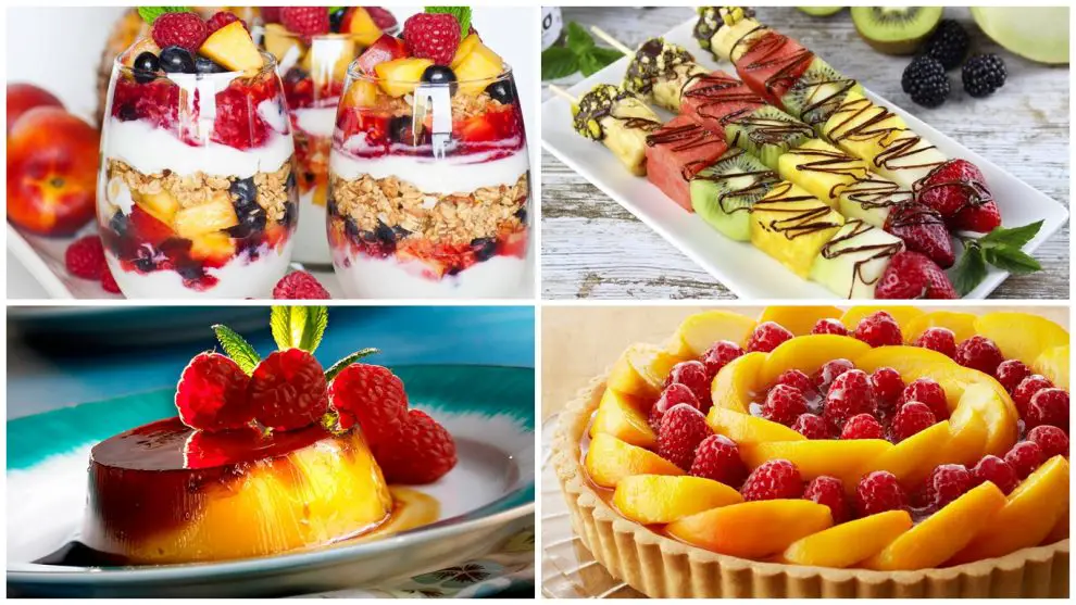 +14 Recetas con frutas ¡Muy ricas! para niños y adultos