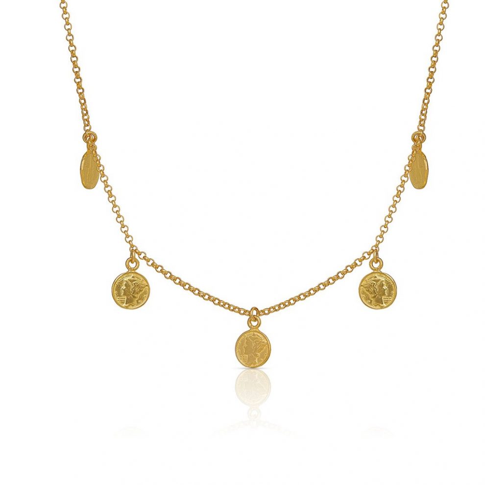 Collares de oro ¡25 Modelos + tips para combinarlos con tu outfit!