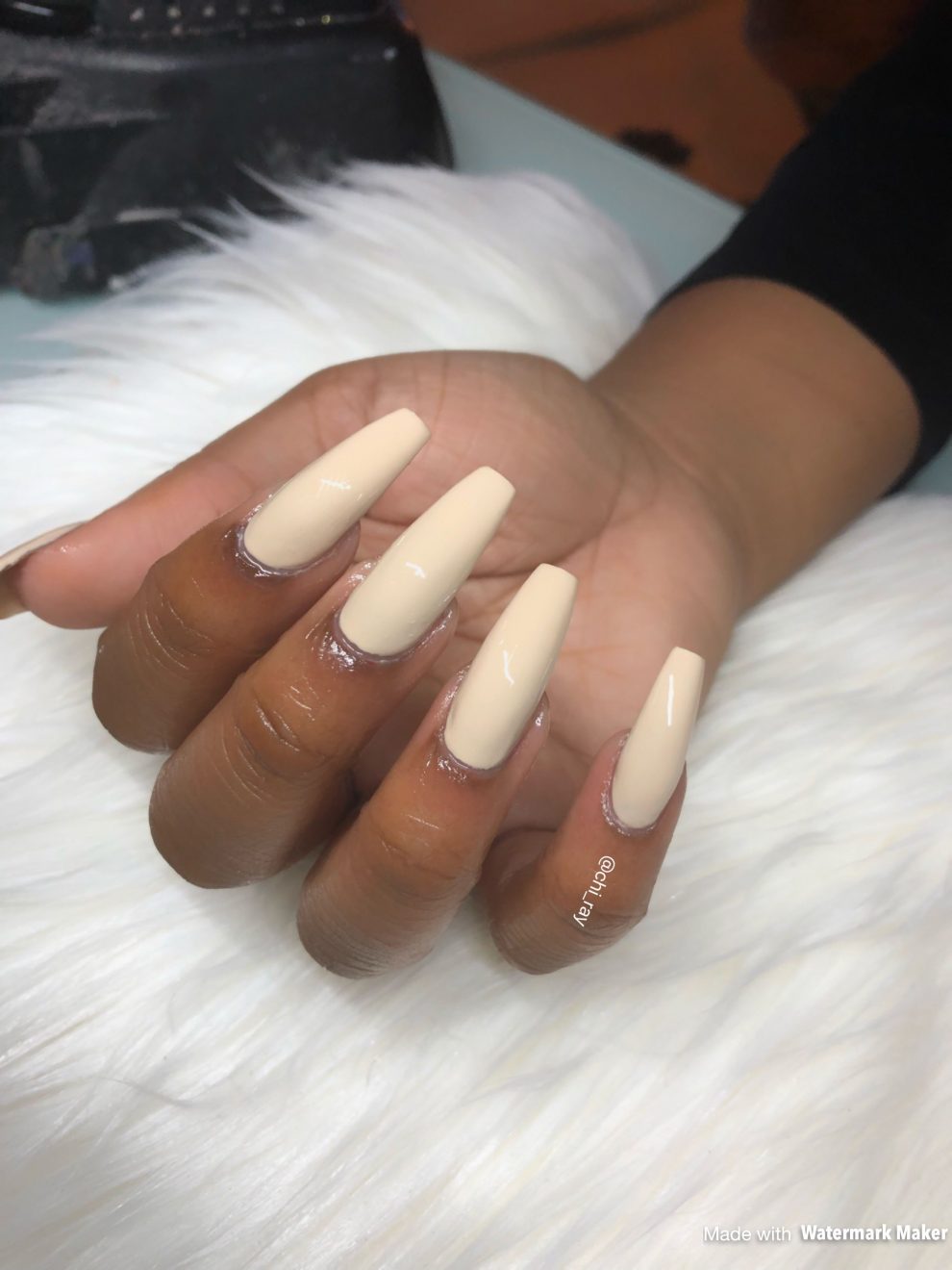 +12 Uñas color crema (beige) para un lindo manicure