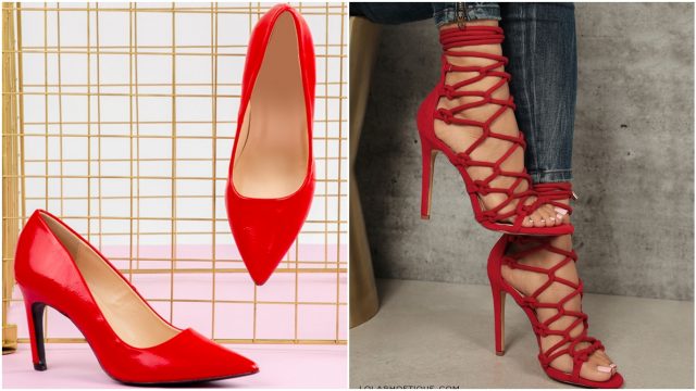 +20 Tacones rojos para looks increíbles y estilosos
