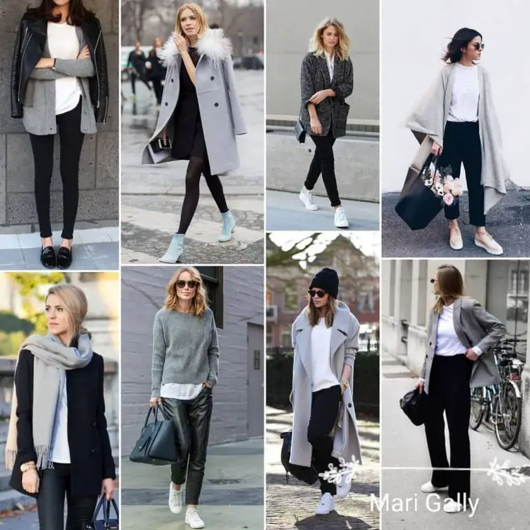 +15 Combinaciones de ropa gris para lucir como "Fashion Blogger"