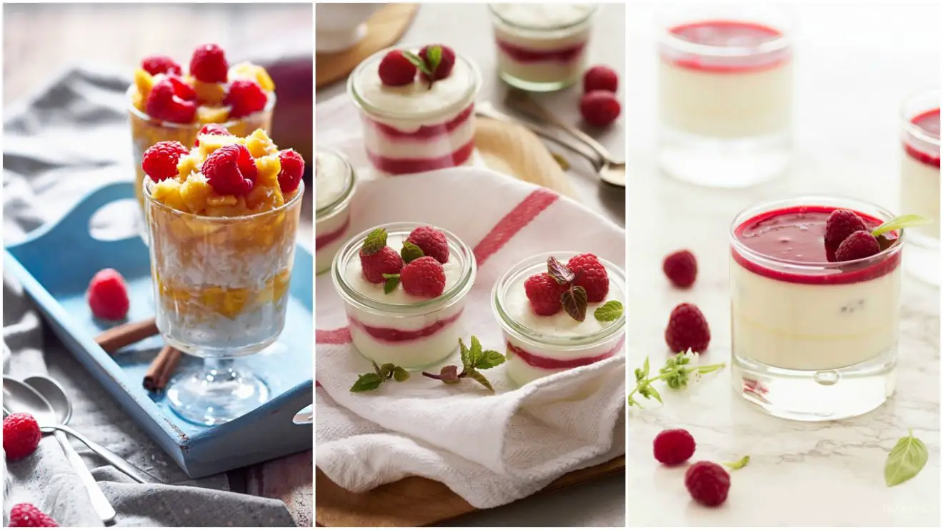 Postres con frambuesas irresistiblemente deliciosos
