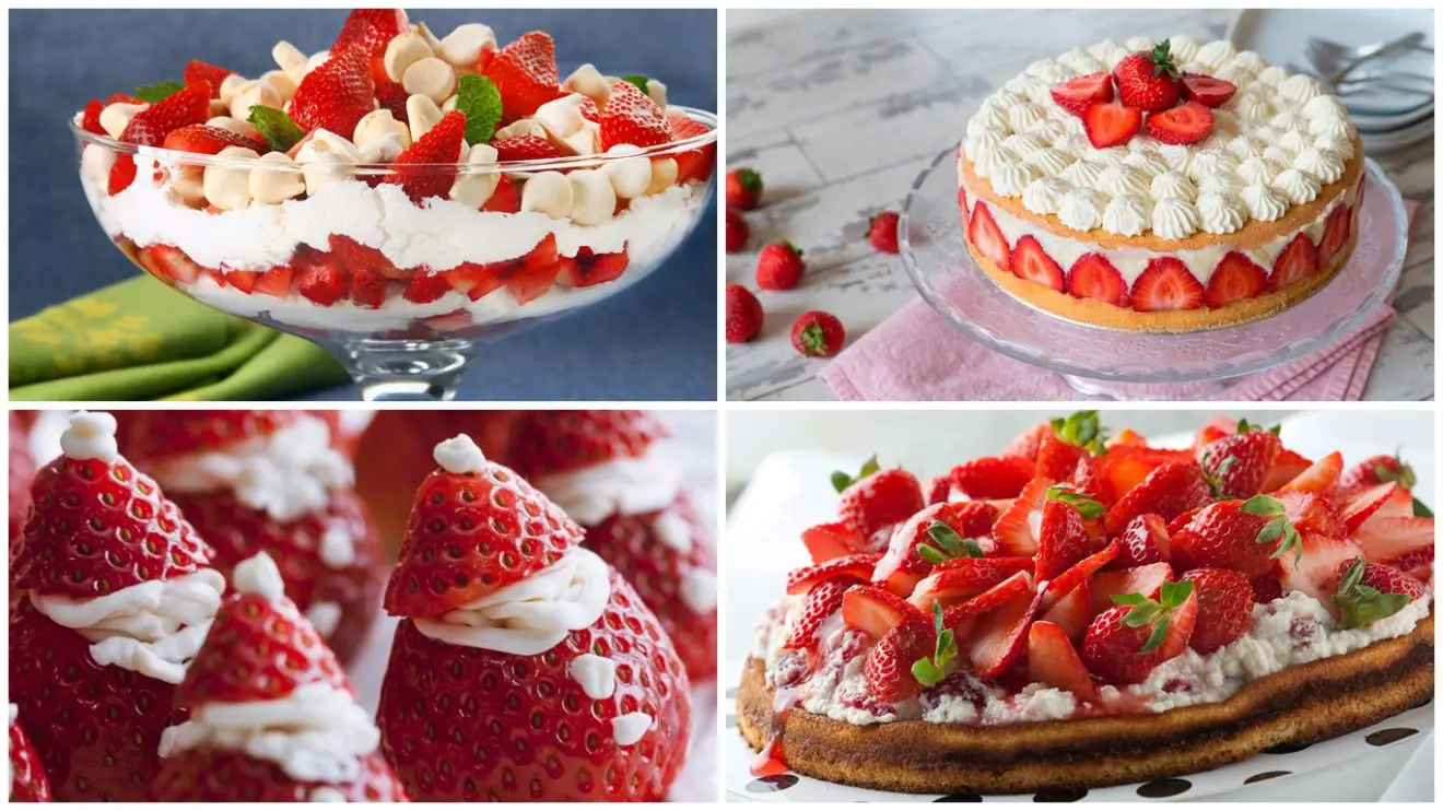 +11 Recetas ¡Muy Sencillas! de postres con frutilla