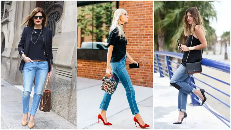 +20 Outfits de tacones con jeans que te salvan cualquier día de la semana