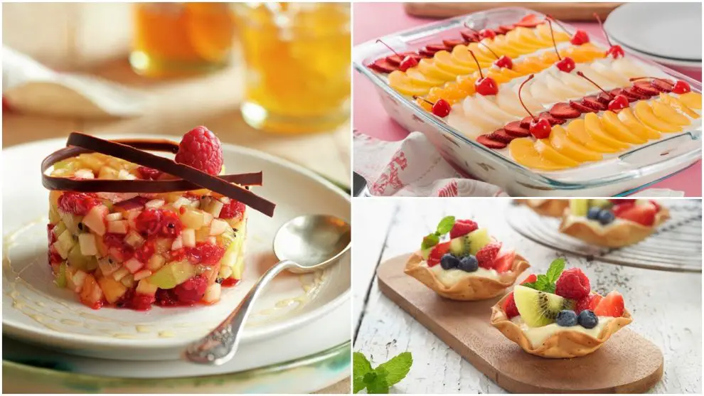 Recetas de postres con fruta fresca ¡Muy saludables!