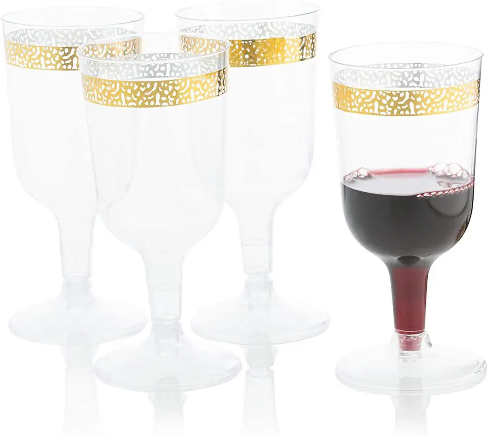 Las mejores copas para vino de plástico ideales para tus celebraciones
