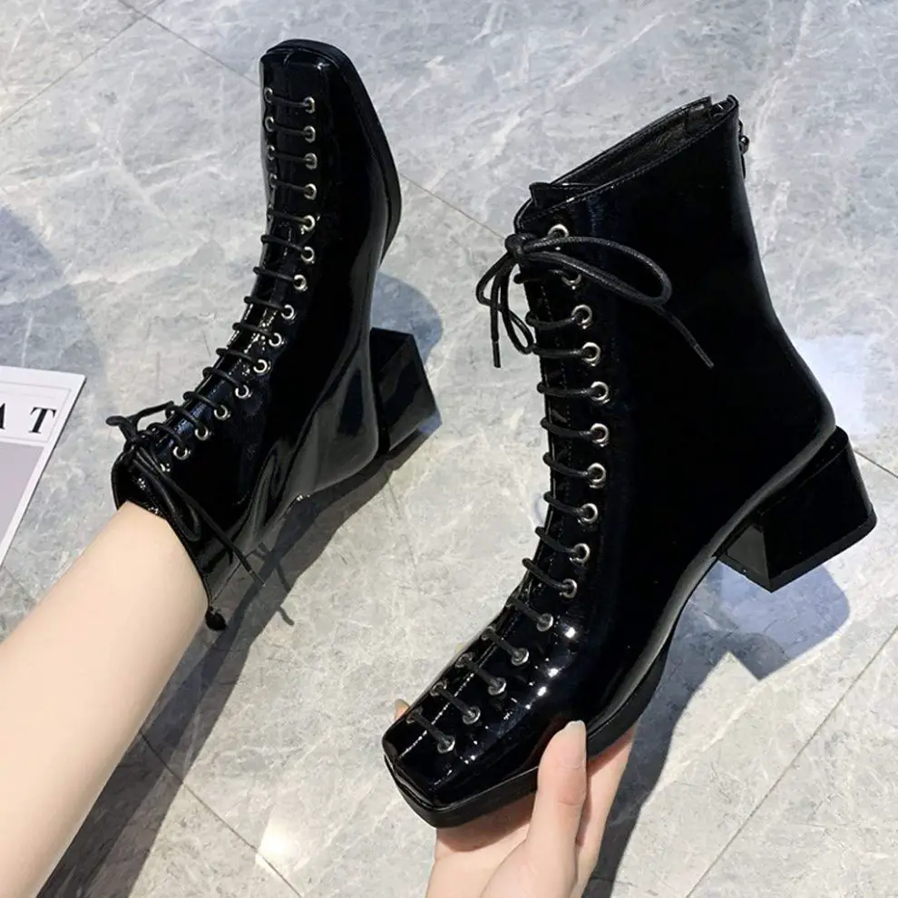 +19 Estilos de botas cuadradas para looks triunfadores