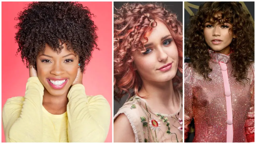 +14 Estilos de flequillo para pelo rizado que renovarán tu look