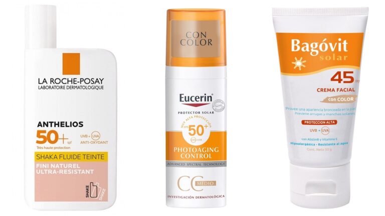 Protector solar con color (mejores) que una base de maquillaje