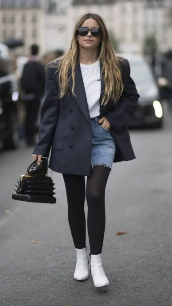 Outfits de Short con medias que serán ¡El furor en Invierno!