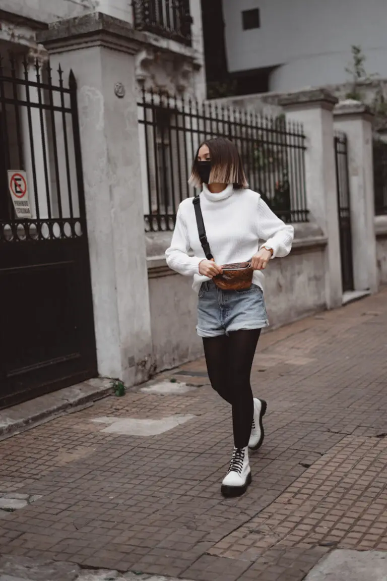 Outfits de Short con medias que serán ¡El furor en Invierno!