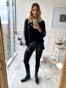 Outfits de Short con medias que serán ¡El furor en Invierno!