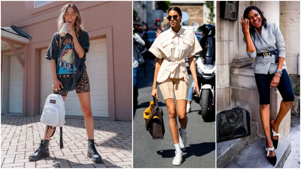 Outfits con Short de licra que tienes que probar este 2021 (y cómo se ...