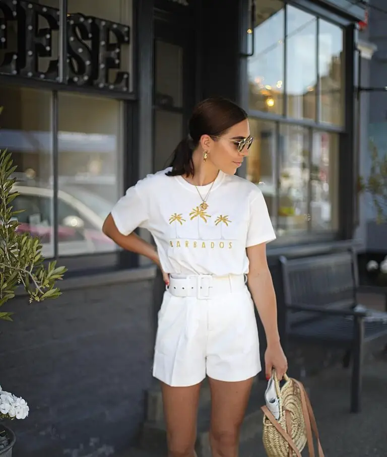 ¿Cómo combinar un short blanco de mujer? Ideas y looks para todos los ...