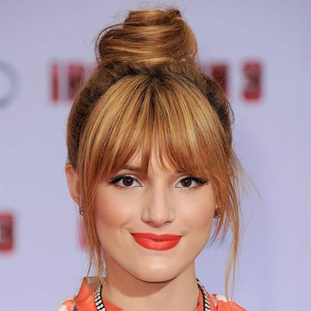 Flequillo para cara redonda: Estilos que estilizan las facciones y te ...