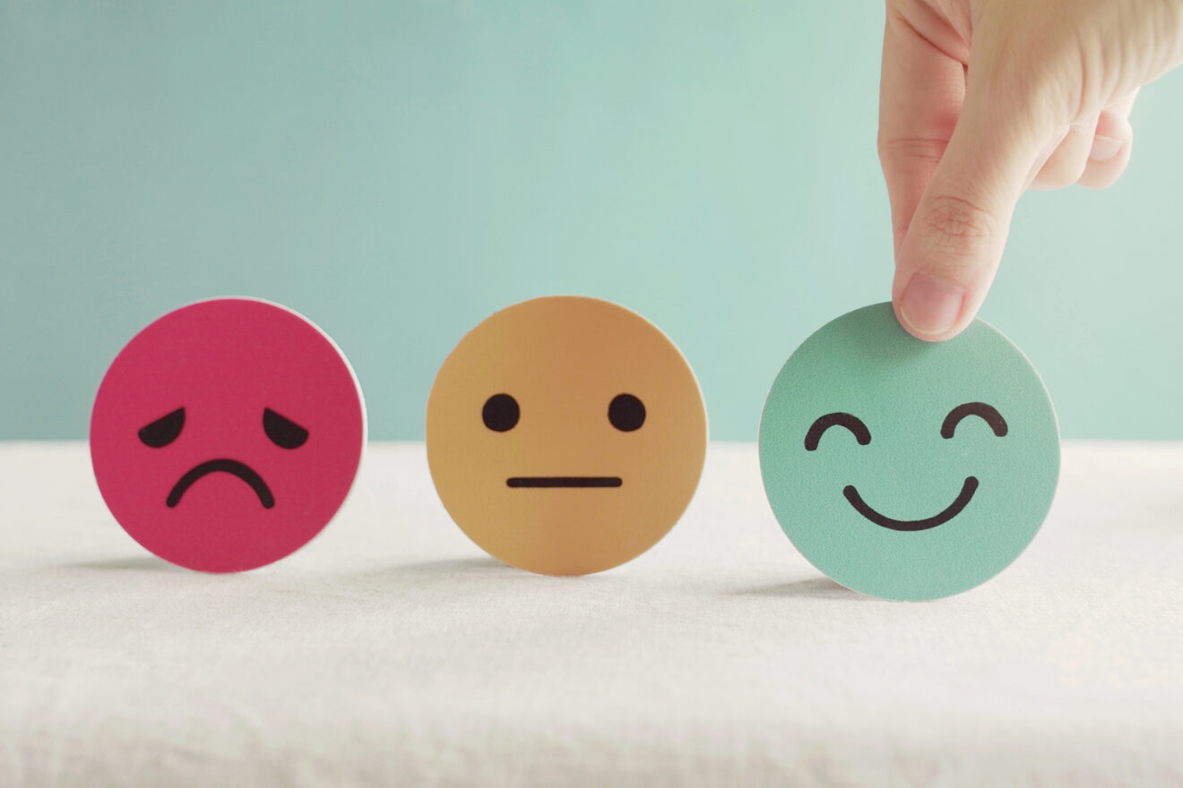 Listado de sentimientos positivos y negativos